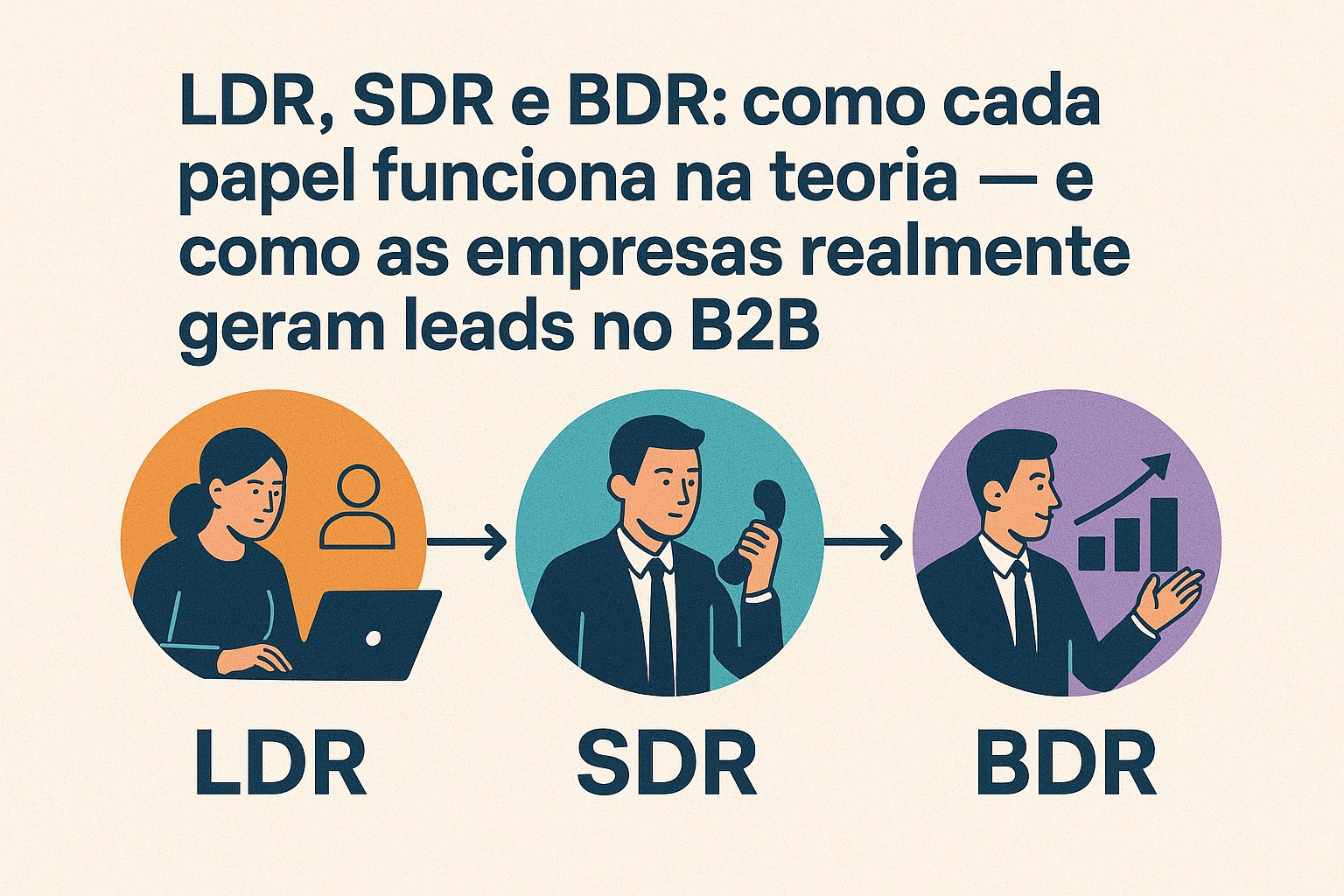 LDR, SDR e BDR: como cada papel funciona na teoria — e como as empresas ...